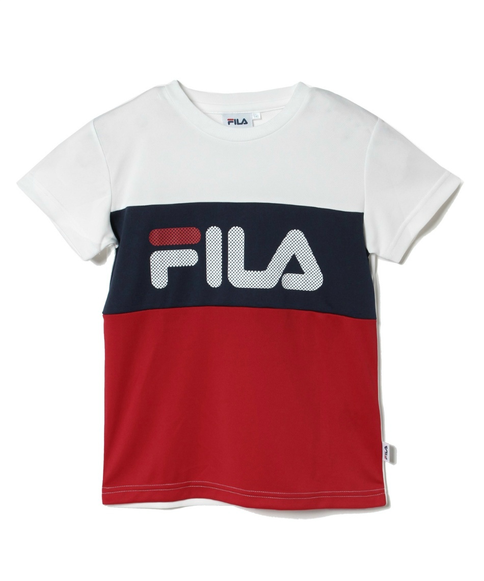 フィラ(FILA) Tシャツ 半袖 カラーブロック機能 113-700 | スポーツ用品ならヒマラヤオンラインストア【公式】