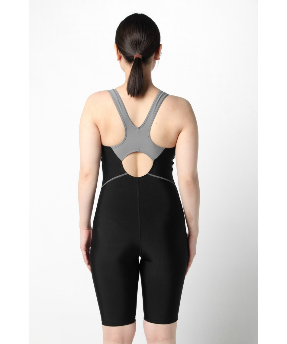 スピード(Speedo) フィットネス水着 オールインワン Loosen Up Kneeskin SFW12055-SV | スポーツ用品なら ...