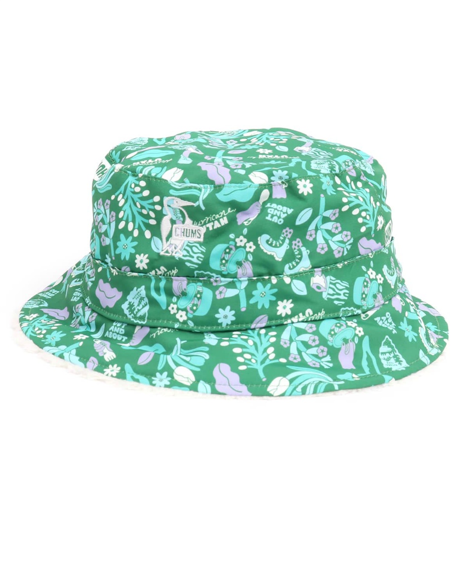 チャムス(CHUMS) 帽子 キャップ サヨリワダ エルモ リバーシブルハット CH05-1346 Ivory/Into Green ...