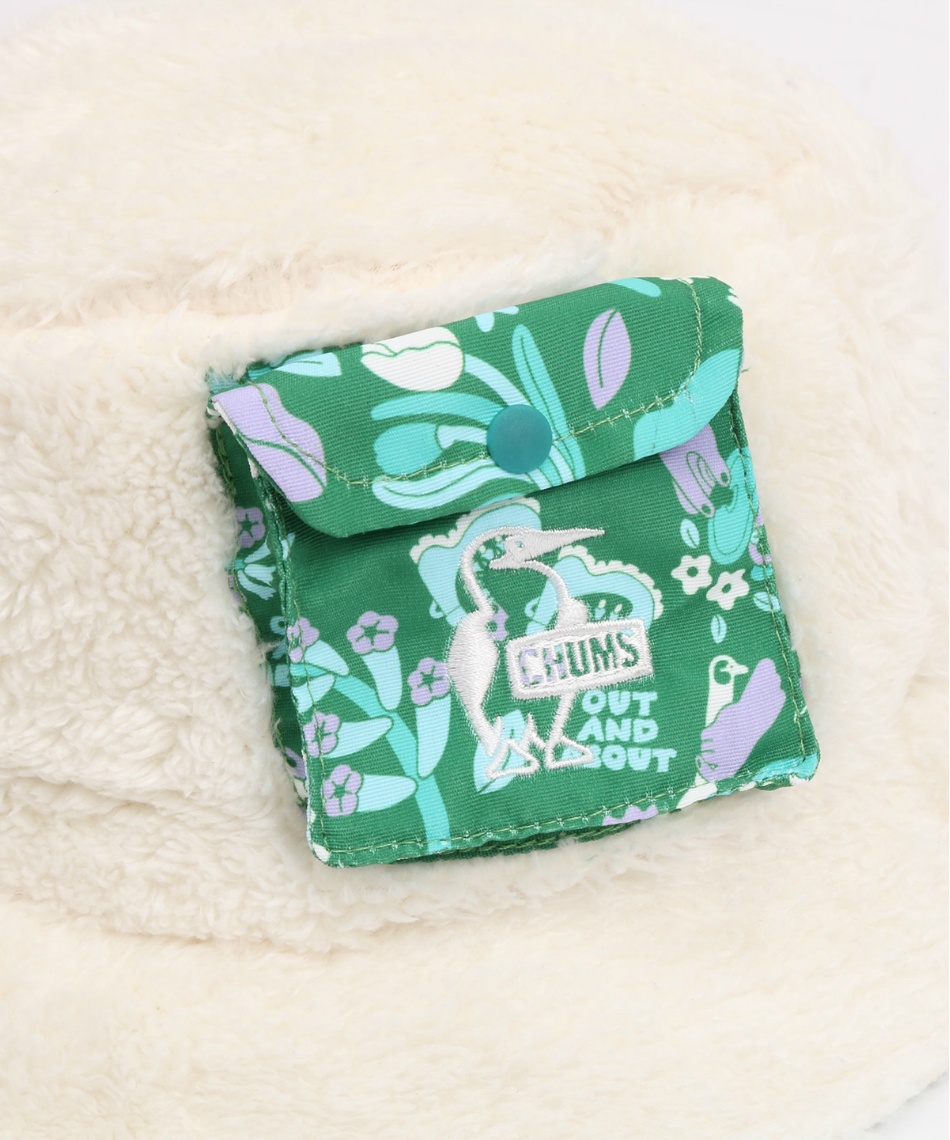 チャムス(CHUMS) 帽子 キャップ サヨリワダ エルモ リバーシブルハット CH05-1346 Ivory/Into Green ...