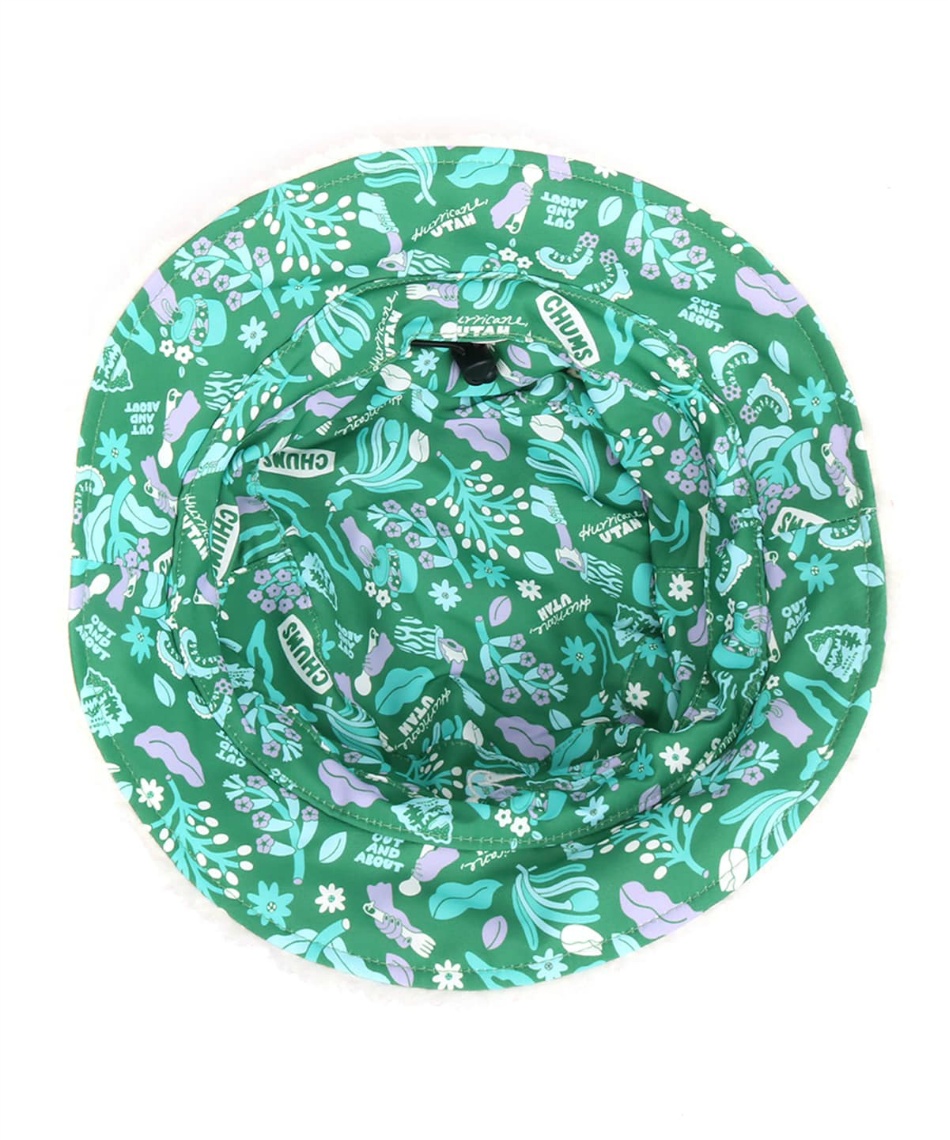 チャムス(CHUMS) 帽子 キャップ サヨリワダ エルモ リバーシブルハット CH05-1346 Ivory/Into Green ...