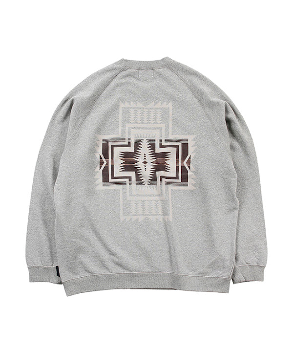 ペンドルトン(PENDLETON) スウェット トレーナー ラグラン バックプリントスウェット 3475-3006 H.Gray | スポーツ用品ならヒマラヤオンラインストア【公式】