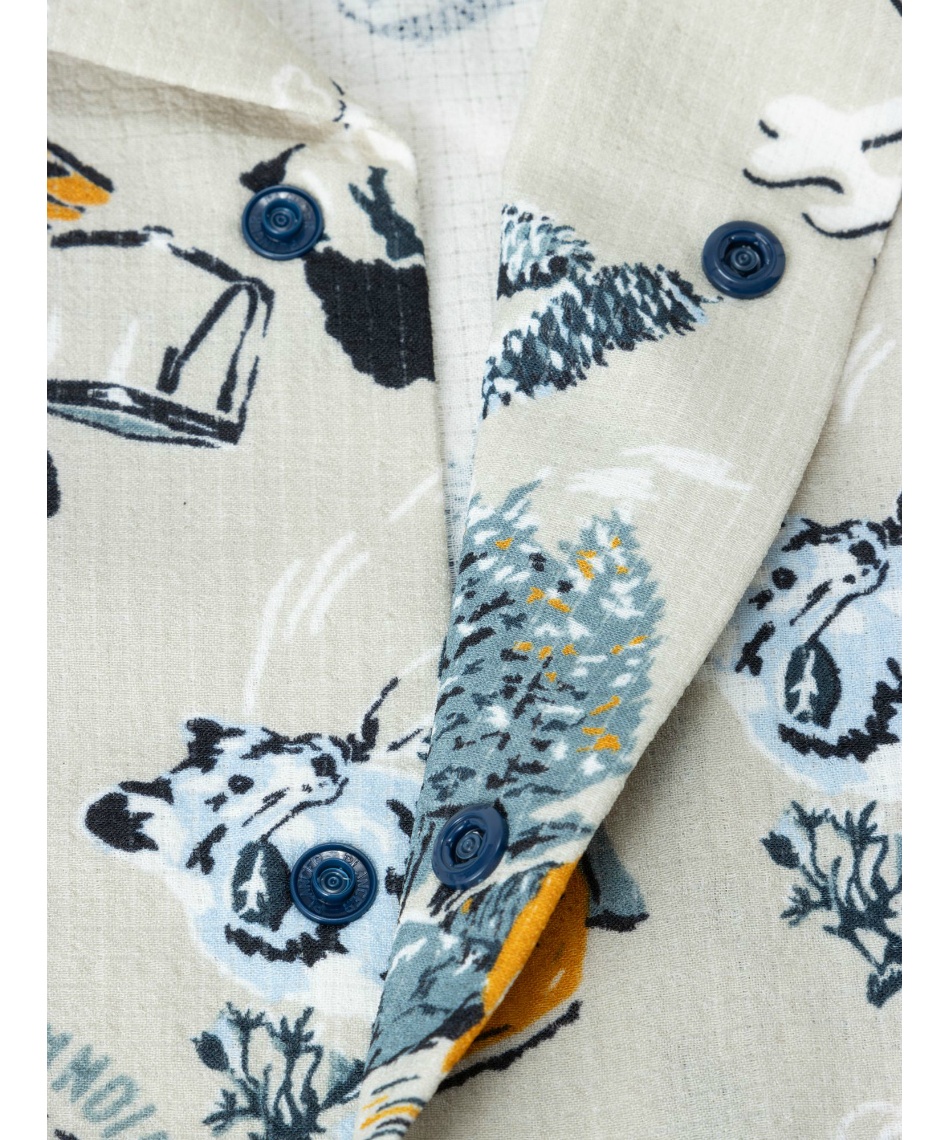 半袖シャツ S/S Aloha Vent Shirt キッズ ショートスリーブアロハベントシャツ NRJ22339 YB | スポーツ用品なら ...