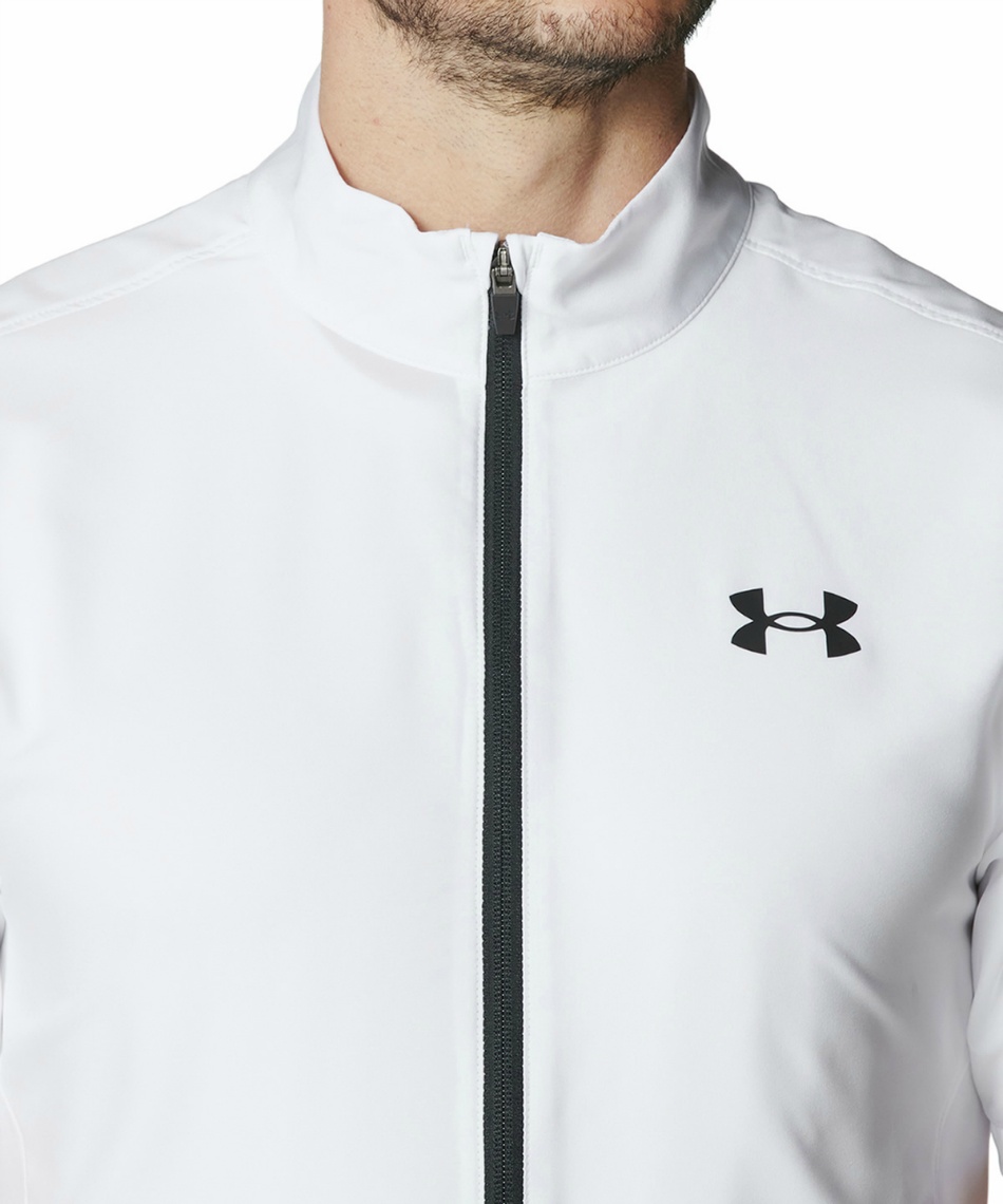 ウインドブレーカー ジャケット UA FRESH WOVEN FULL ZIP SHORT SLEEVE T-SHIRT 6001546 ...