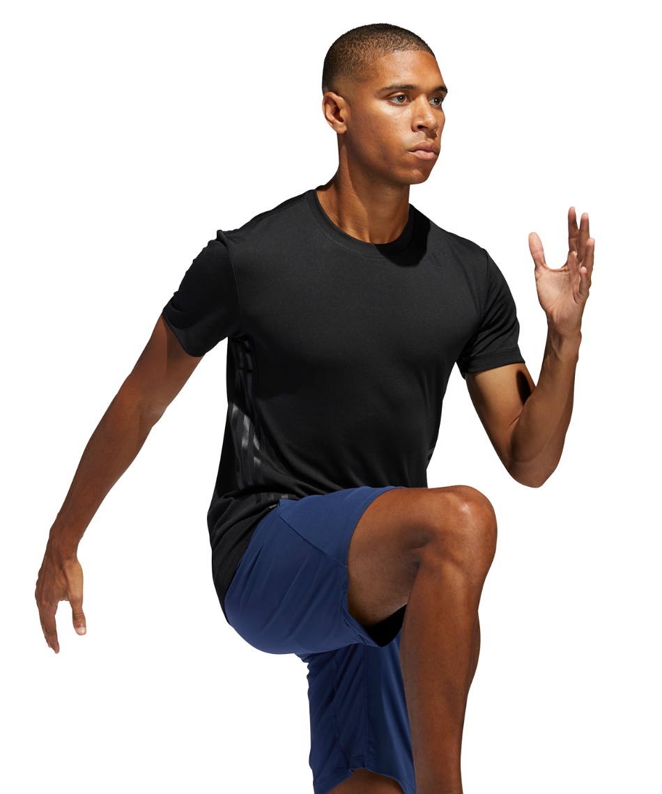 アディダス(adidas) スポーツウェア 半袖 AEROREADY 3ストライプス Tシャツ AEROREADY 3-Stripes Tee ...