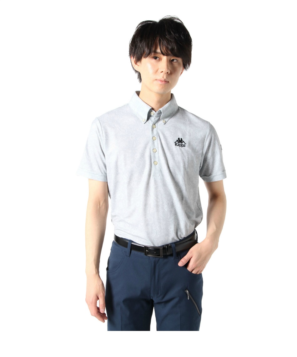 カッパゴルフ(KAPPA GOLF) ゴルフウェア ポロシャツ 半袖 総柄プリント半袖シャツ KGA12SS09 【2020年春夏モデル ...
