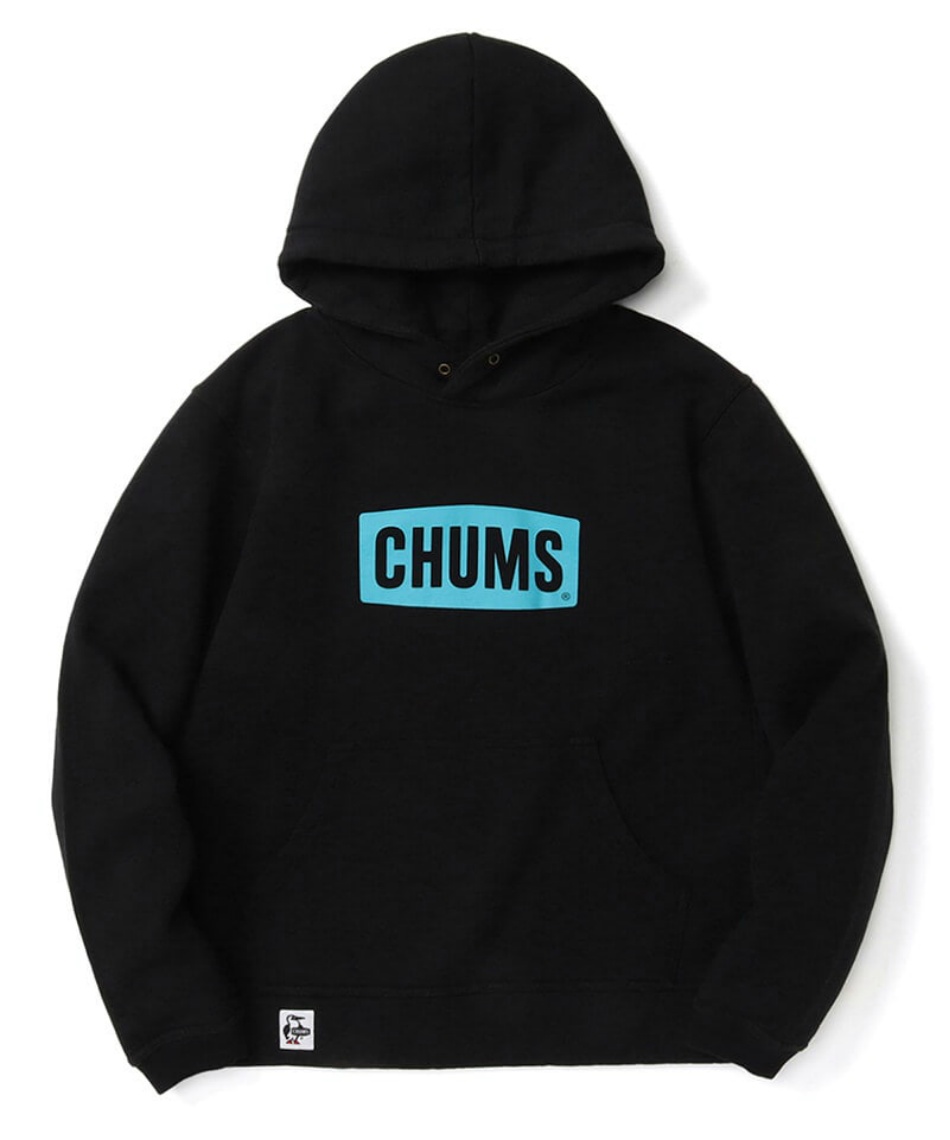チャムス(CHUMS) スウェットパーカー チャムスロゴプルオーバーパーカー CHUMS Logo Pullover Parka CH00-1302 Black *Blue | スポーツ用品 ...