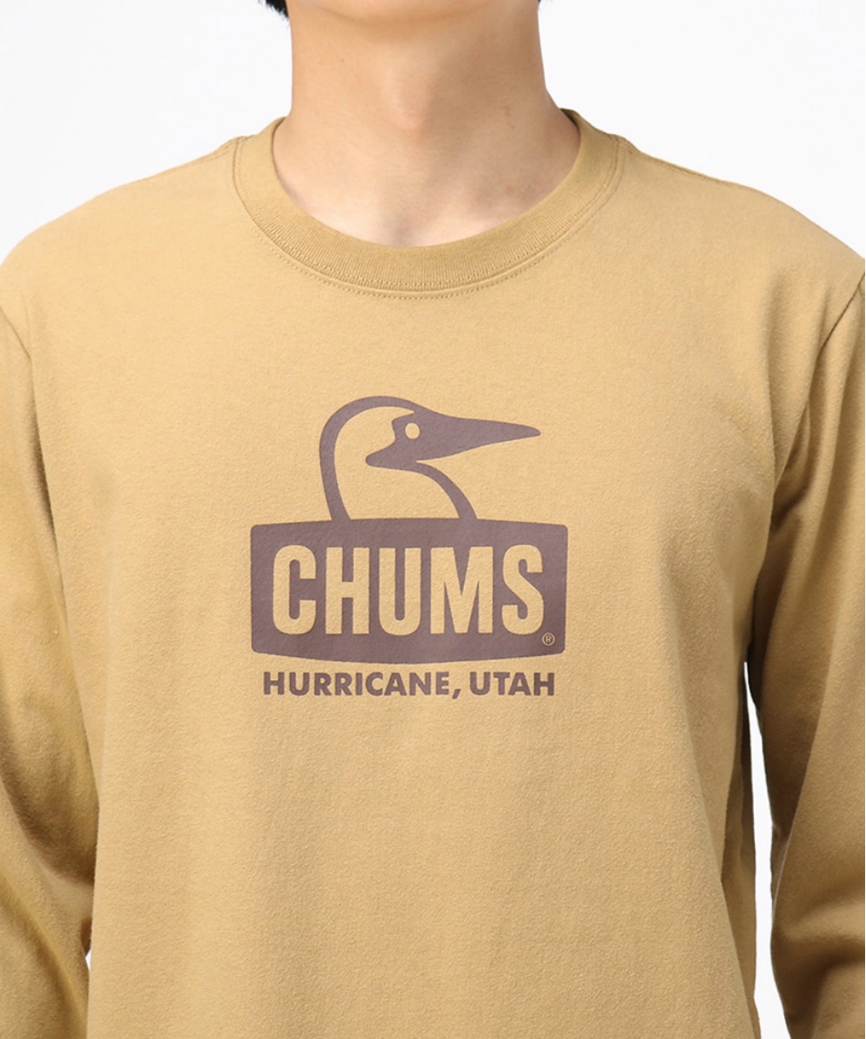 チャムス(CHUMS) Tシャツ 長袖 ブービーフェイスロングスリーブT CH01-1895 Beige*Brown | スポーツ用品なら ...