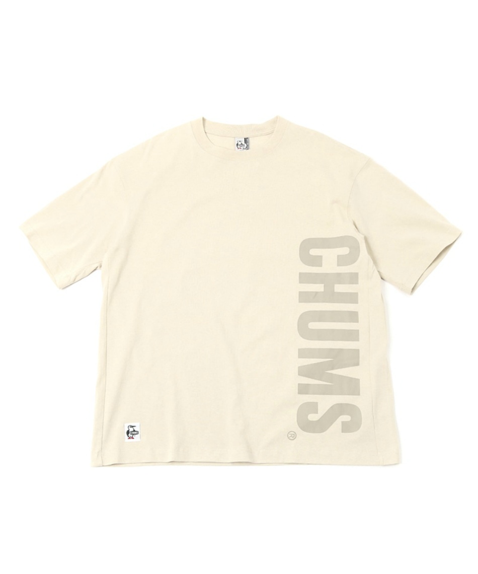 チャムス(CHUMS) Tシャツ 半袖 オーバーサイズドビッグチャムスTシャツ Oversized Big CHUMS T-Shirt CH01-2166 Greige | スポーツ用品なら ...