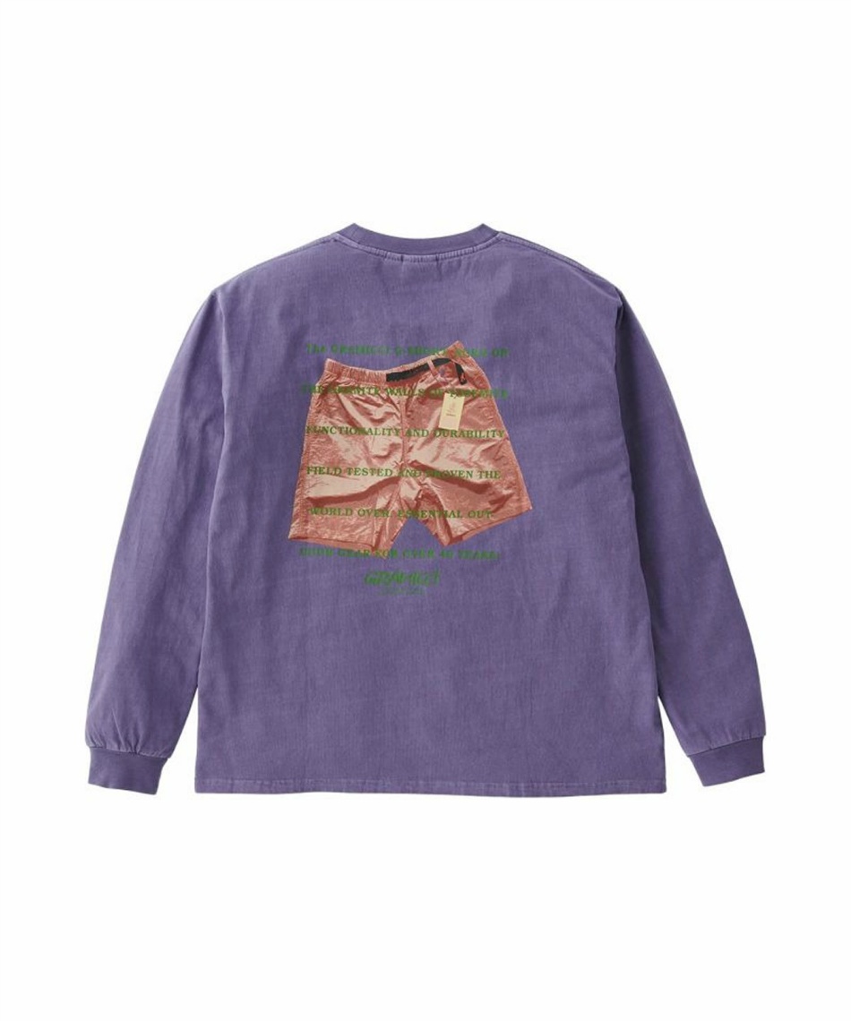 グラミチ(Gramicci) スウェット GショーツL/S Tシャツ G-SHORT L/S TEE G3SU-T054 PL PIGMENT | スポーツ用品ならヒマラヤオンラインストア【公式】