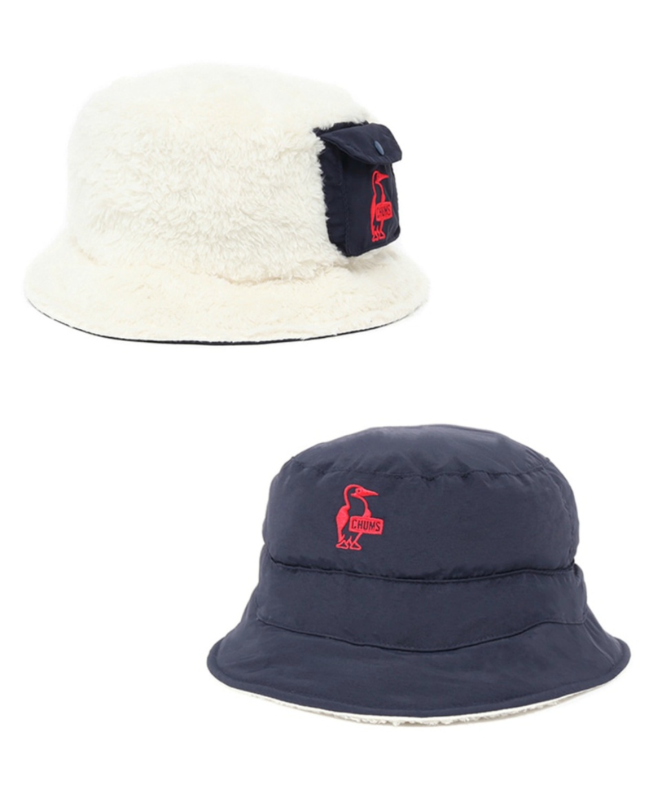 チャムス(CHUMS) ハット エルモフリースリバーシブルバケットハット Elmo Fleece Reversible Bucket Hat ...