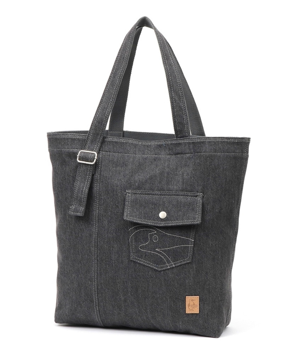 チャムス(CHUMS) トートバッグ ビーバートートバッグ Beaver Tote Bag CH60-3782 BLACK DENIM ...