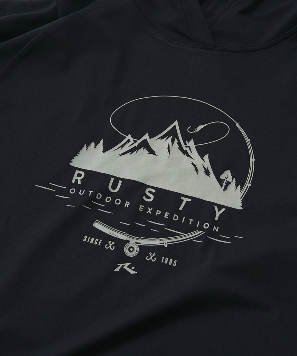 ラスティ(RUSTY) UVパーカー FISHING ペアテックス 854401 【ご自宅配送限定】‥ | スポーツ用品ならヒマラヤオンラインストア【公式】