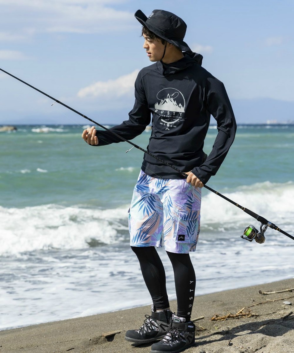 ラスティ(RUSTY) UVパーカー FISHING ペアテックス 854401 【ご自宅配送限定】‥ | スポーツ用品ならヒマラヤオンラインストア【公式】