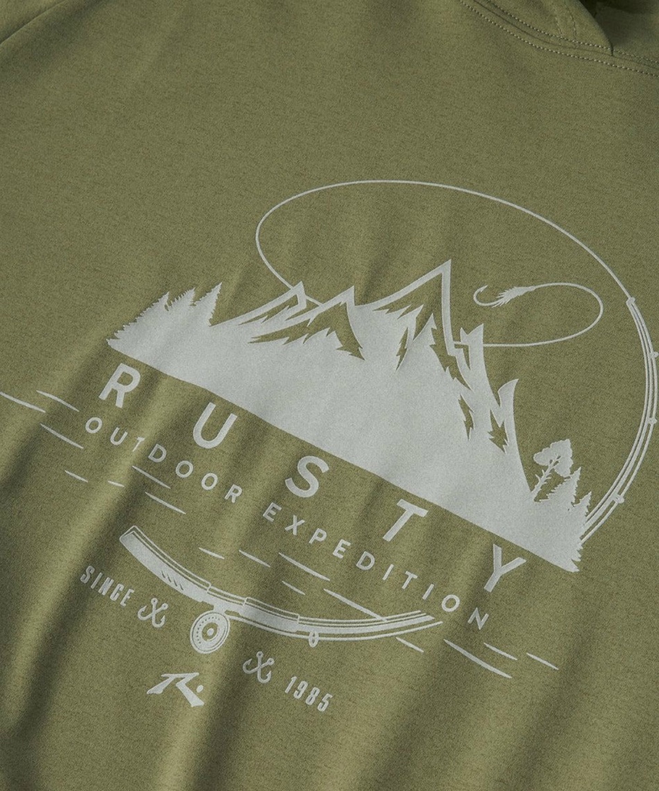 ラスティ(RUSTY) UVパーカー FISHING ペアテックス 854401 【ご自宅配送限定】‥ | スポーツ用品ならヒマラヤオンラインストア【公式】