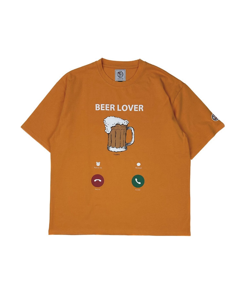 YOIDORE Tシャツ 半袖 Beer Incoming call TEE 824240 | スポーツ用品ならヒマラヤオンラインストア【公式】