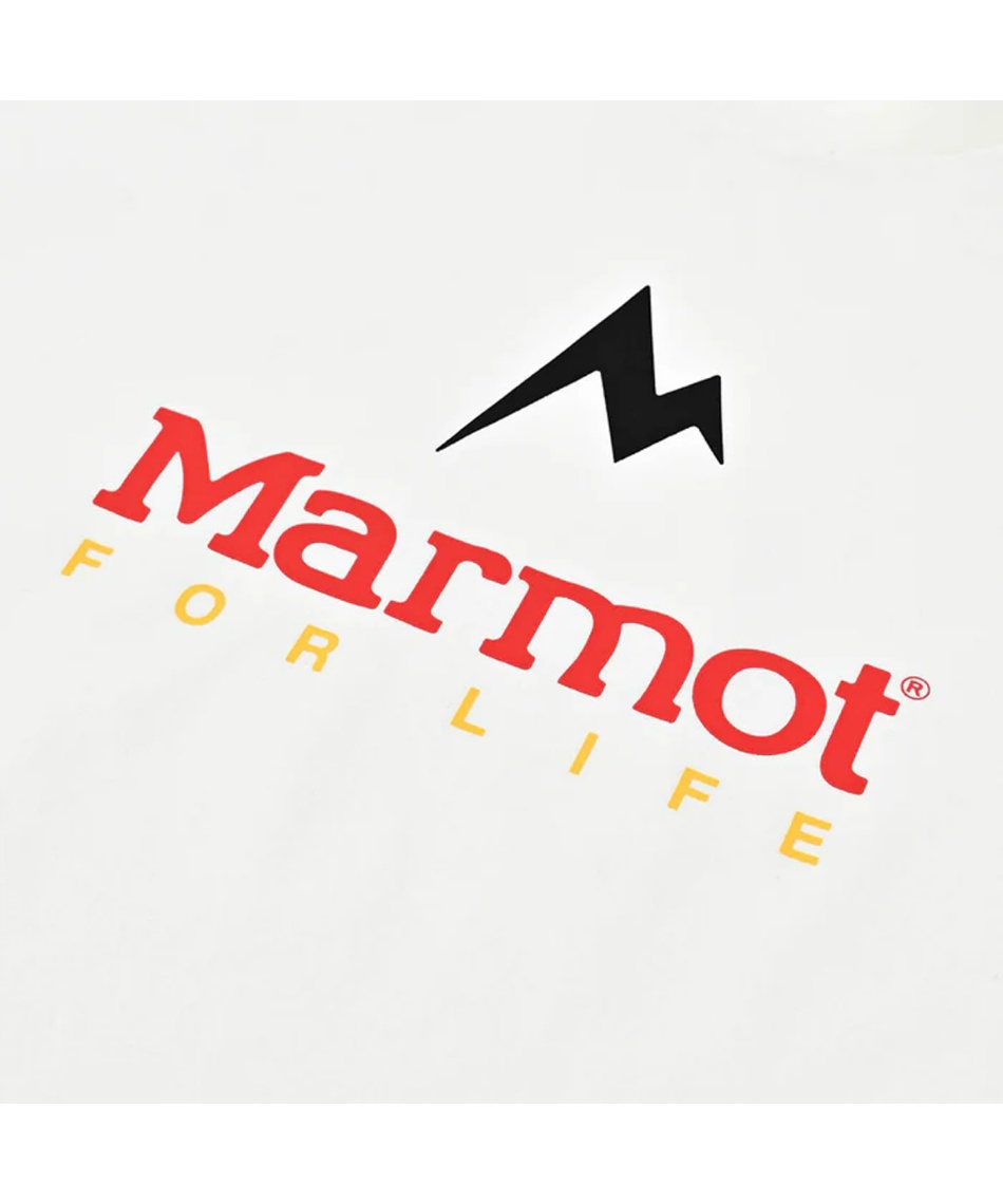 【10/3～10/20クーポン対象】 Tシャツ 半袖 Marmot For Life T-Shirts MTSS25MST061-WHITE ...