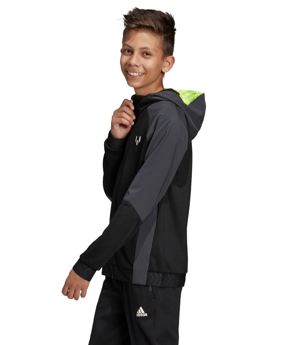 アディダス(adidas) サッカーウェア トレーニングウェア メッシ フルジップ フーディー Messi Full-Zip Hoodie ...