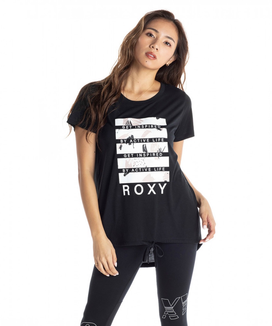 ロキシー(ROXY) Tシャツ 半袖 速乾 UVカット GET INSPIRED BY ACTIVE LIFE RST204524 【国内正規品】 | スポーツ用品ならヒマラヤオンラインストア【公式】