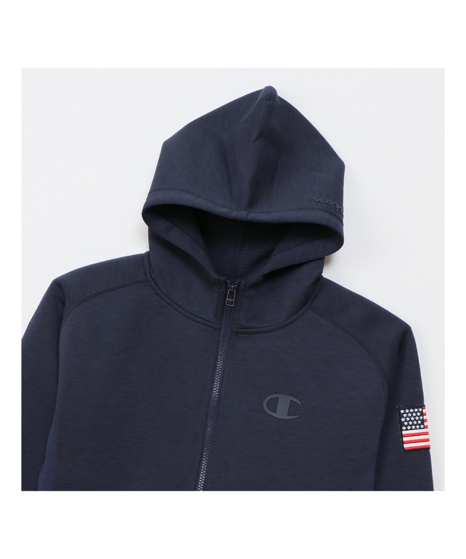 チャンピオン(Champion) ゴルフウェア スウェットジャケット Wrap-Air ラップエアー ウィメンズ ジップパーカー CW ...