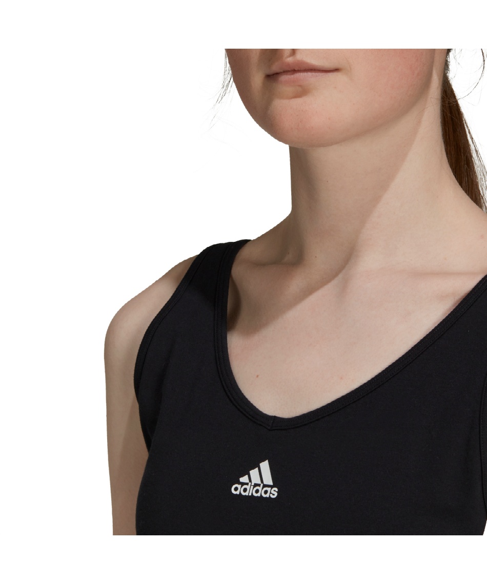 アディダス(adidas) スポーツブラ ブラトップ エッセンシャルズ スリーストライプス クロップトップ GS1343 IXV11 ...