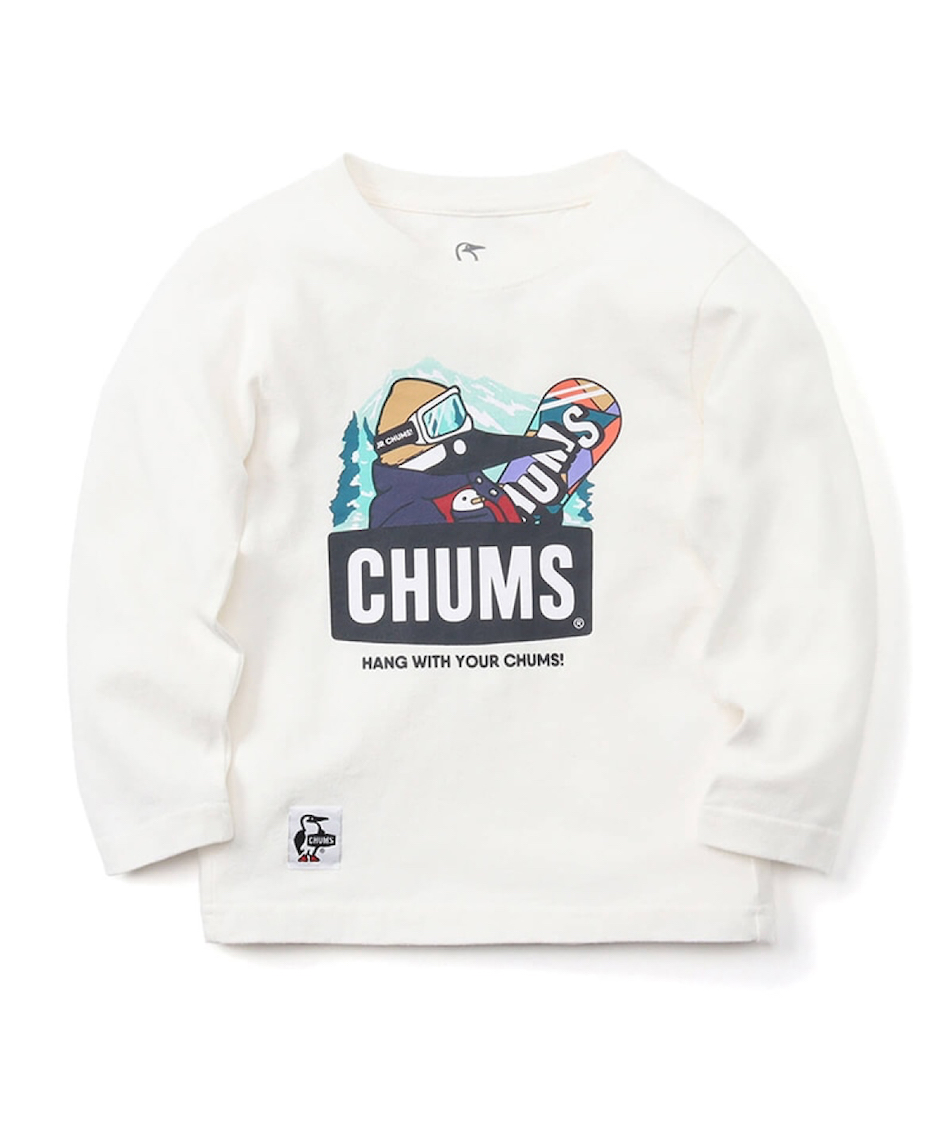 チャムス(CHUMS) Tシャツ 長袖 キッズスノーボーディングブービーロングスリーブTシャツ Kids Snowboarding Booby L/S T-Shirt CH21-1252 ...