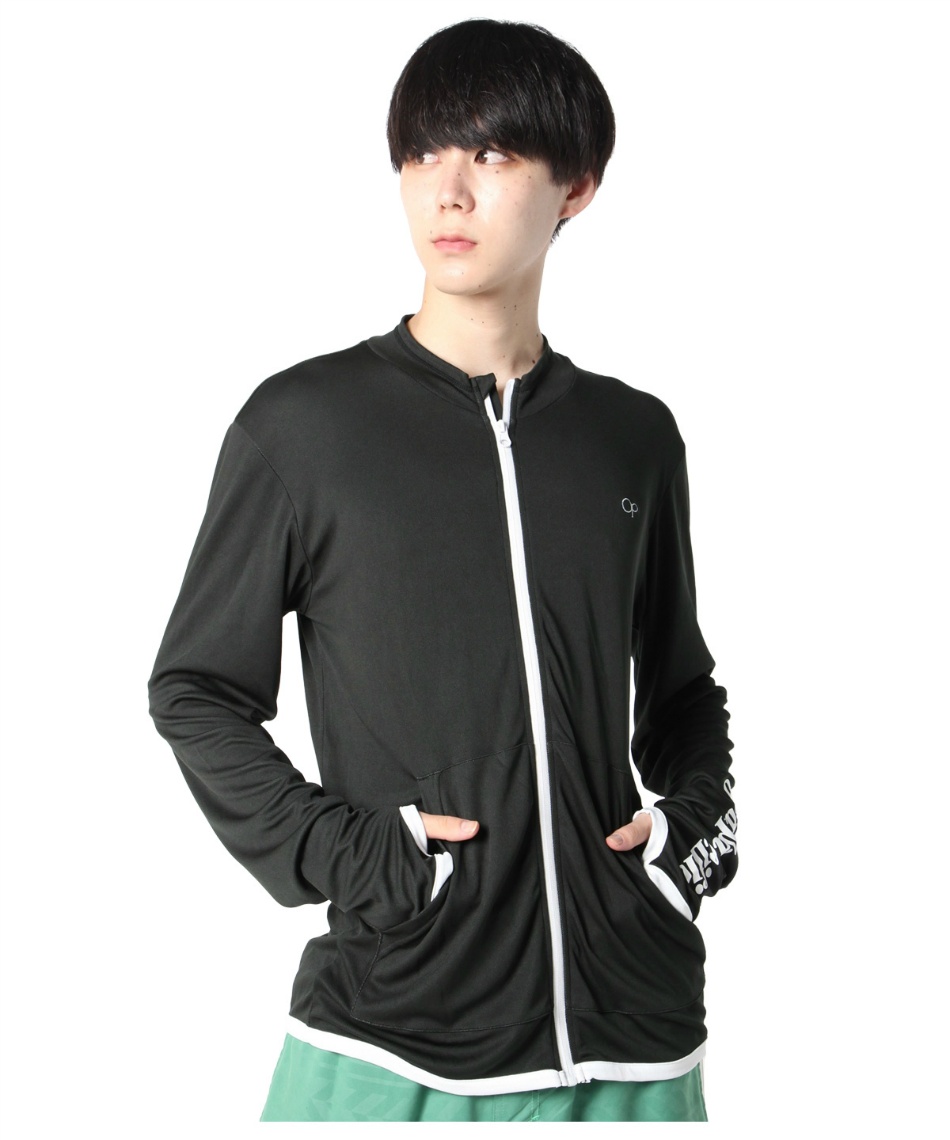 オーシャンパシフィック(Ocean Pacific) ラッシュガード 長袖 L/S UVジップアップ 513460 | スポーツ用品なら ...