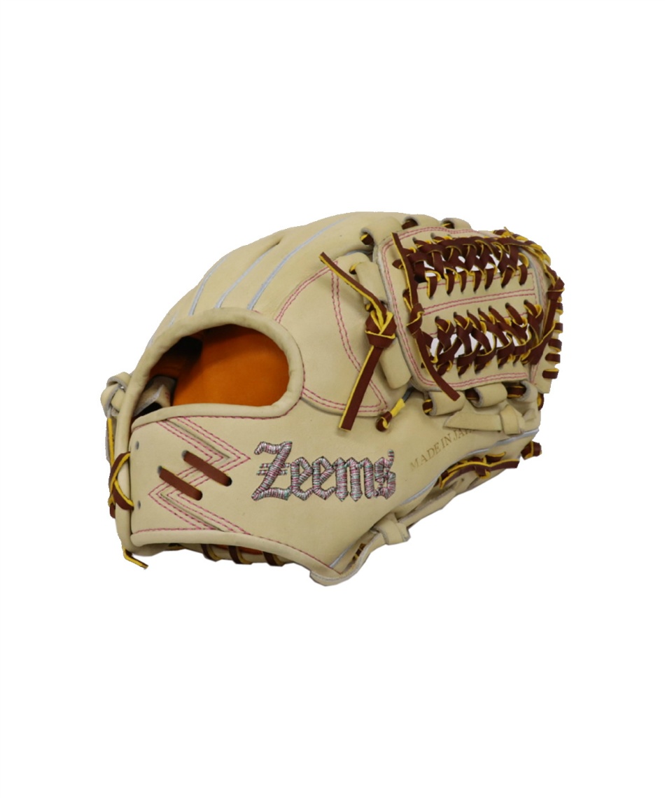 ジームス(Zeems) 野球 硬式グローブ 内野手用 三方親限定DB 内野手G SオレンジP 528DB-Z | スポーツ用品ならヒマラヤオンラインストア【公式】
