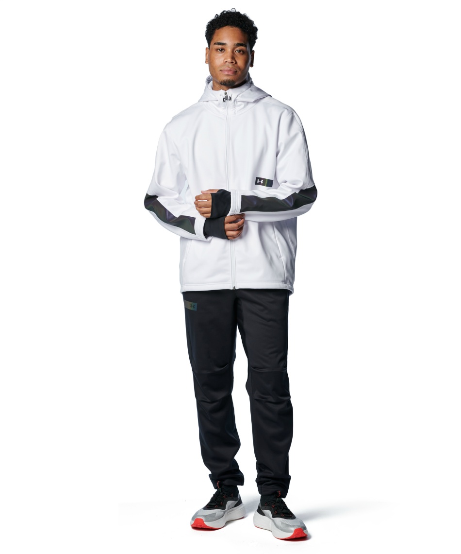 ウインドブレーカー ジャケット UAウインター ニット 3レイヤー