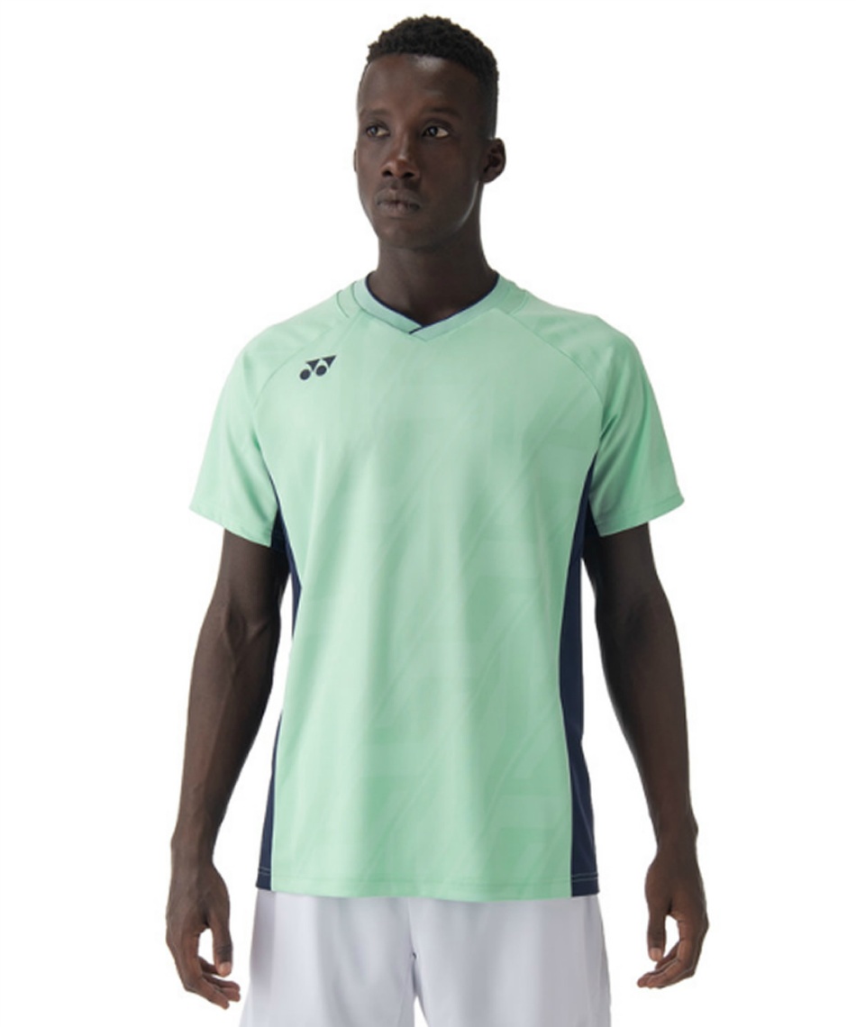 ヨネックス 10632 メンズゲームシャツ（ペパーミント） サイズ SS YONEX ヨネックス(YONEX) テニスウェア バドミントンウェア ゲームシャツ