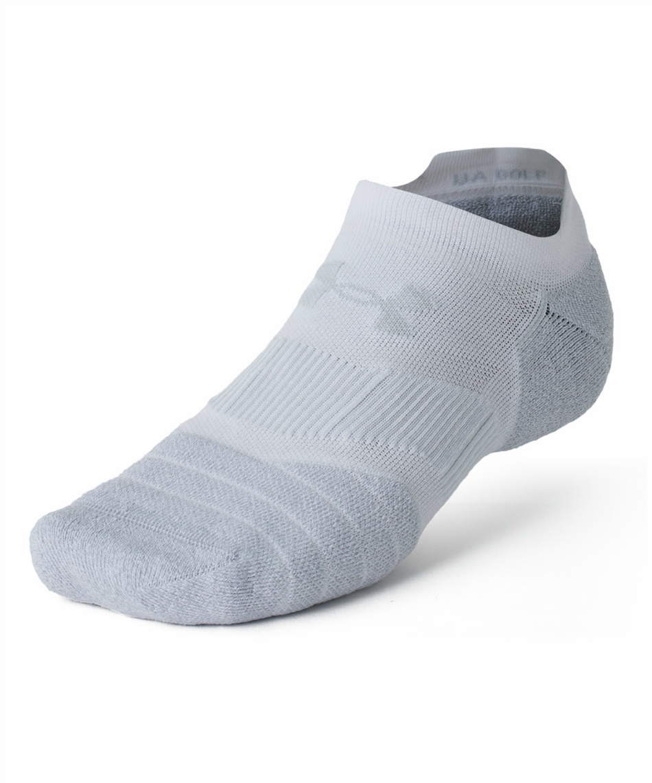 アンダーアーマー(UNDER ARMOUR) ゴルフ ソックス UA ELEVATED PERFORMANCE NO SHOW TAB SOCKS 2P 1387082-100 【2025年 ...