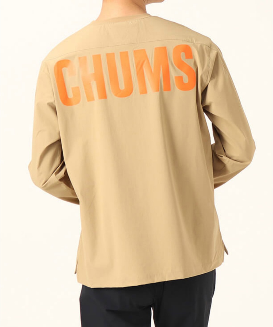 チャムス(CHUMS) Tシャツ 長袖 エアトレイルストレッチチャムスロングスリーブTシャツ Airtrail Stretch CHUMS L/S T-Shirt CH01-2153 ...