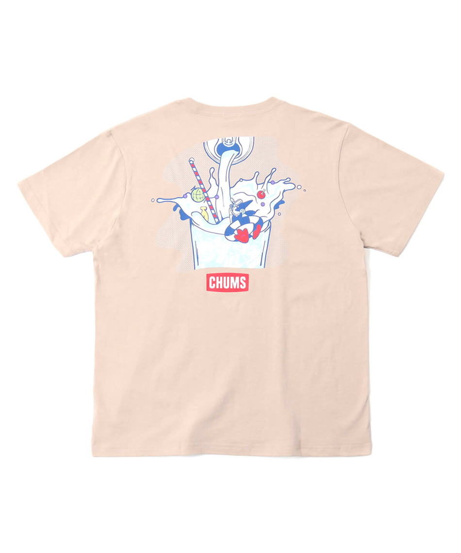 チャムス(CHUMS) Tシャツ 半袖 チャムスソーダTシャツ CHUMS Soda T-Shirt CH01-2177 Greige | スポーツ用品ならヒマラヤオンラインストア【公式】