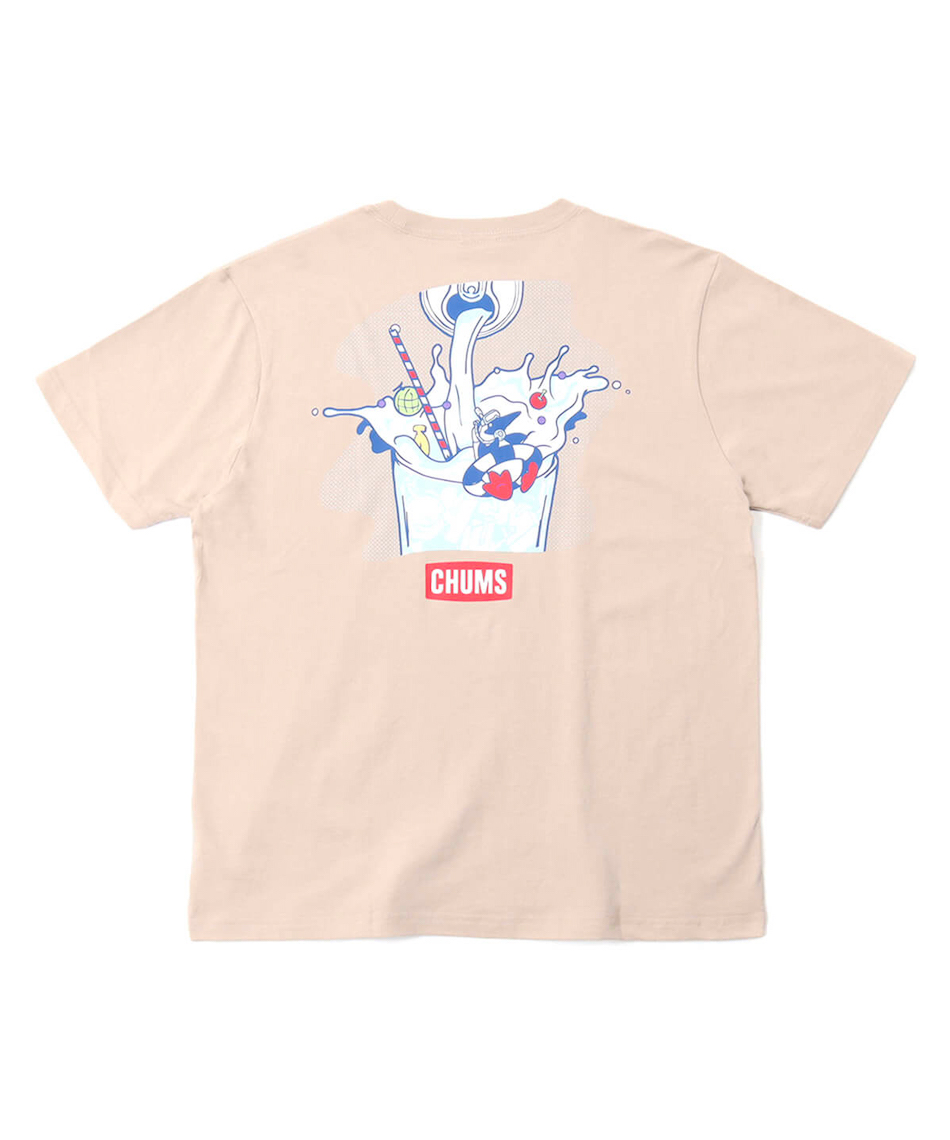 チャムス(CHUMS) Tシャツ 半袖 チャムスソーダTシャツ CHUMS Soda T-Shirt CH11-2177 Greige | スポーツ用品ならヒマラヤオンラインストア【公式】