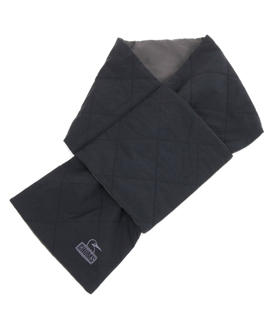 チャムス(CHUMS) ネックウォーマー カポックキルティングリバーシブルマフラー Kapok Quilting Reversible Muffler CH09-1292 Black ...