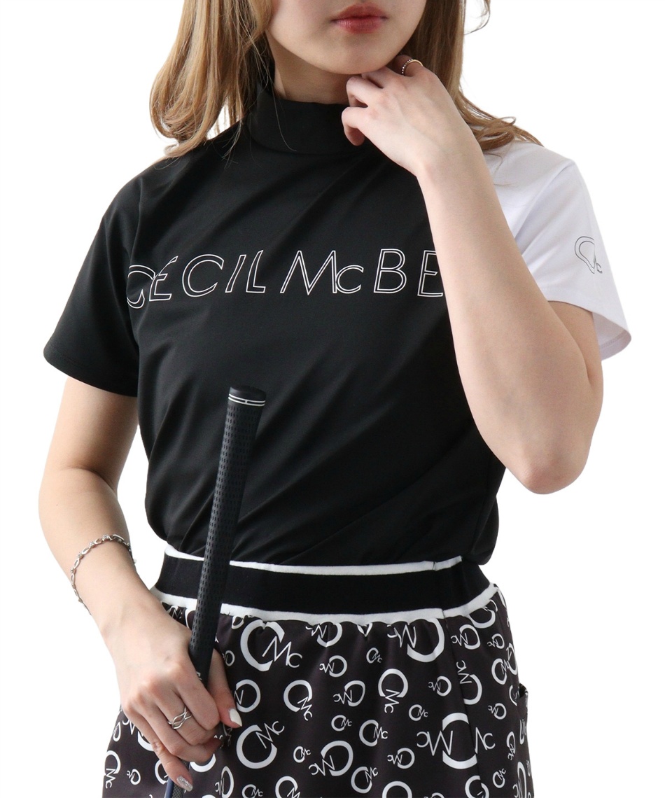 セシルマクビー グリーン(CECIL McBEE green) ゴルフウェア 半袖シャツ バイカラーラグランMN半袖シャツ CGS2503TE 【2024年春夏モデル】 | スポーツ用品なら ...