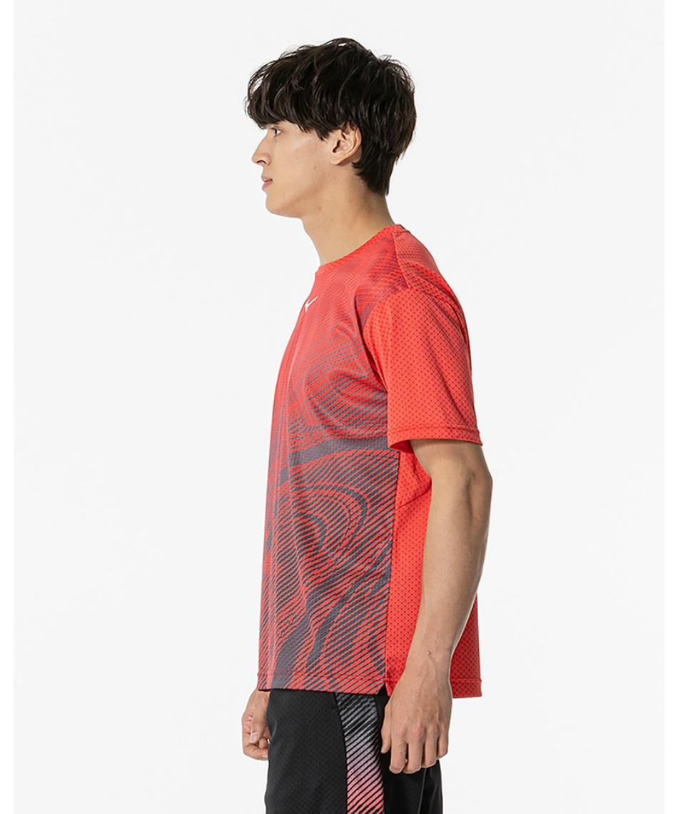 ミズノ(MIZUNO) バドミントンウェア ゲームシャツ ドライエアロフロー