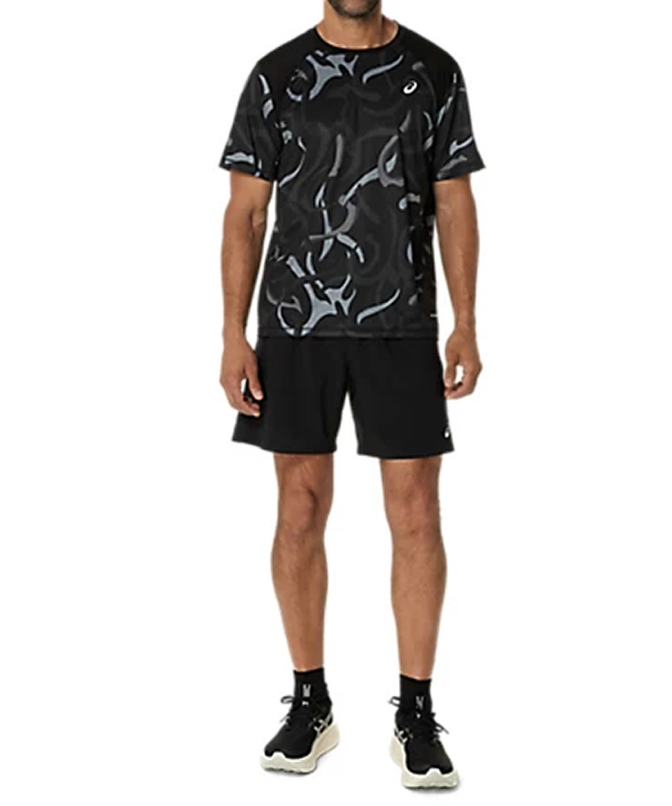 ランニングウェア Tシャツ 半袖 ROADランニンググラフィック半袖シャツ 2011D092-001 | スポーツ用品ならヒマラヤオンライン ...