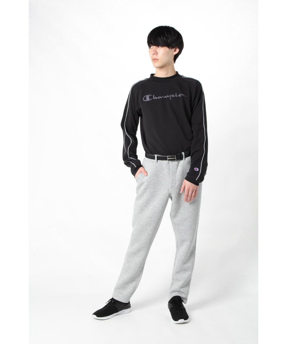 チャンピオン(Champion) ゴルフウェア 長袖シャツ ストレッチジャージー長袖モックシャツ C3-WG407 【2022年秋冬モデル ...