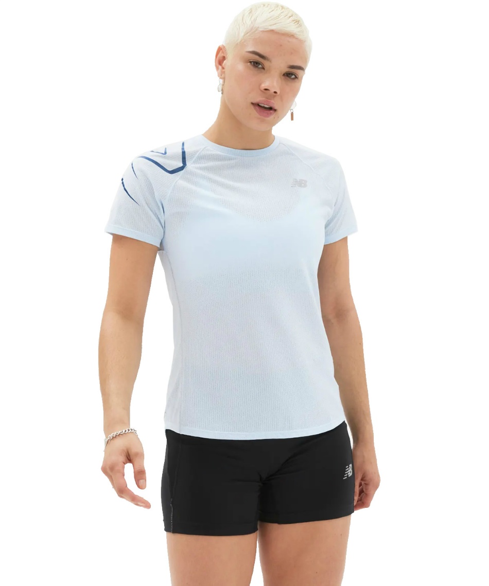 ニューバランス(new balance) ランニングウェア Tシャツ 半袖 Impact Run プリンテッドショートスリーブTシャツ ...