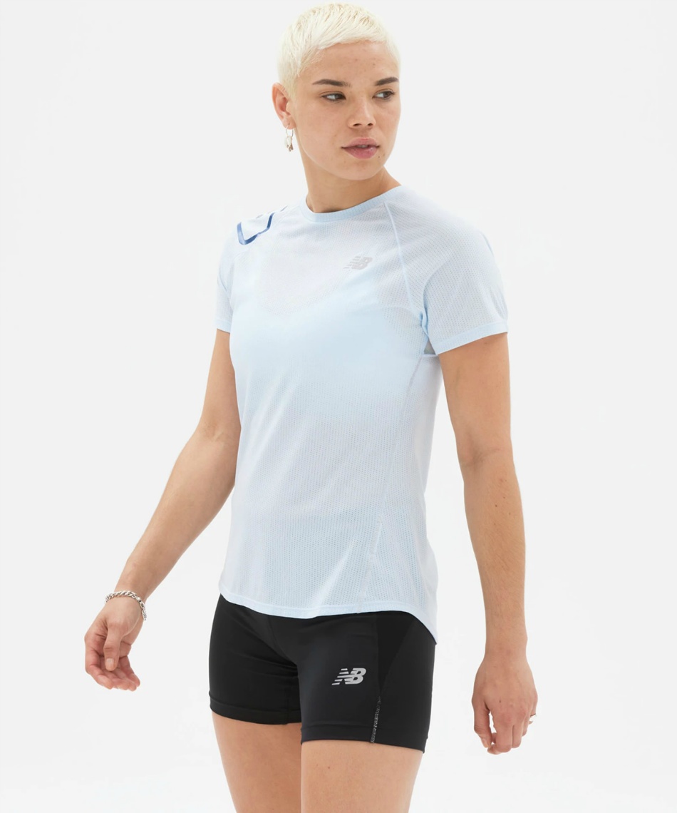 ニューバランス(new balance) ランニングウェア Tシャツ 半袖 Impact Run プリンテッドショートスリーブTシャツ ...