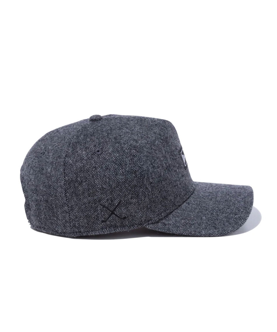 ニューエラ(NEW ERA) ゴルフ キャップ 9FORTY A-Frame Nep Tweed ネップウール ウーブンパッチ グレー ...