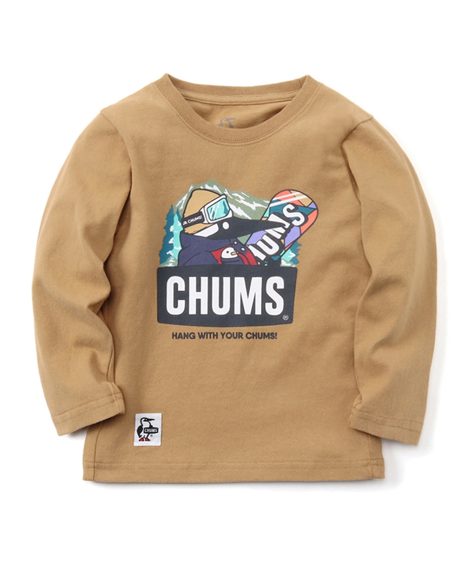 チャムス(CHUMS) Tシャツ 長袖 キッズスノーボーディングブービーロングスリーブTシャツ Kids Snowboarding Booby L/S T-Shirt CH21-1252 ...