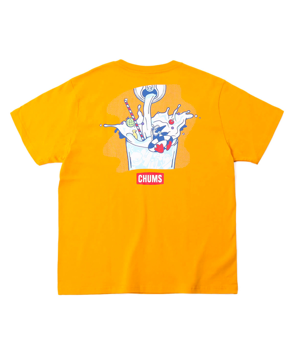 チャムス(CHUMS) Tシャツ 半袖 チャムスソーダTシャツ CHUMS Soda T-Shirt CH01-2177 Golden Ye | スポーツ用品ならヒマラヤオンラインストア【公式】