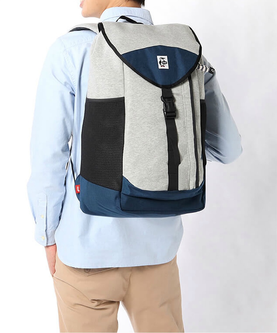バックパックブックパックスウェットナイロンCH60-3623 H-GRAY/BASIC NAVY | スポーツ用品ならヒマラヤオンラインストア【公式】