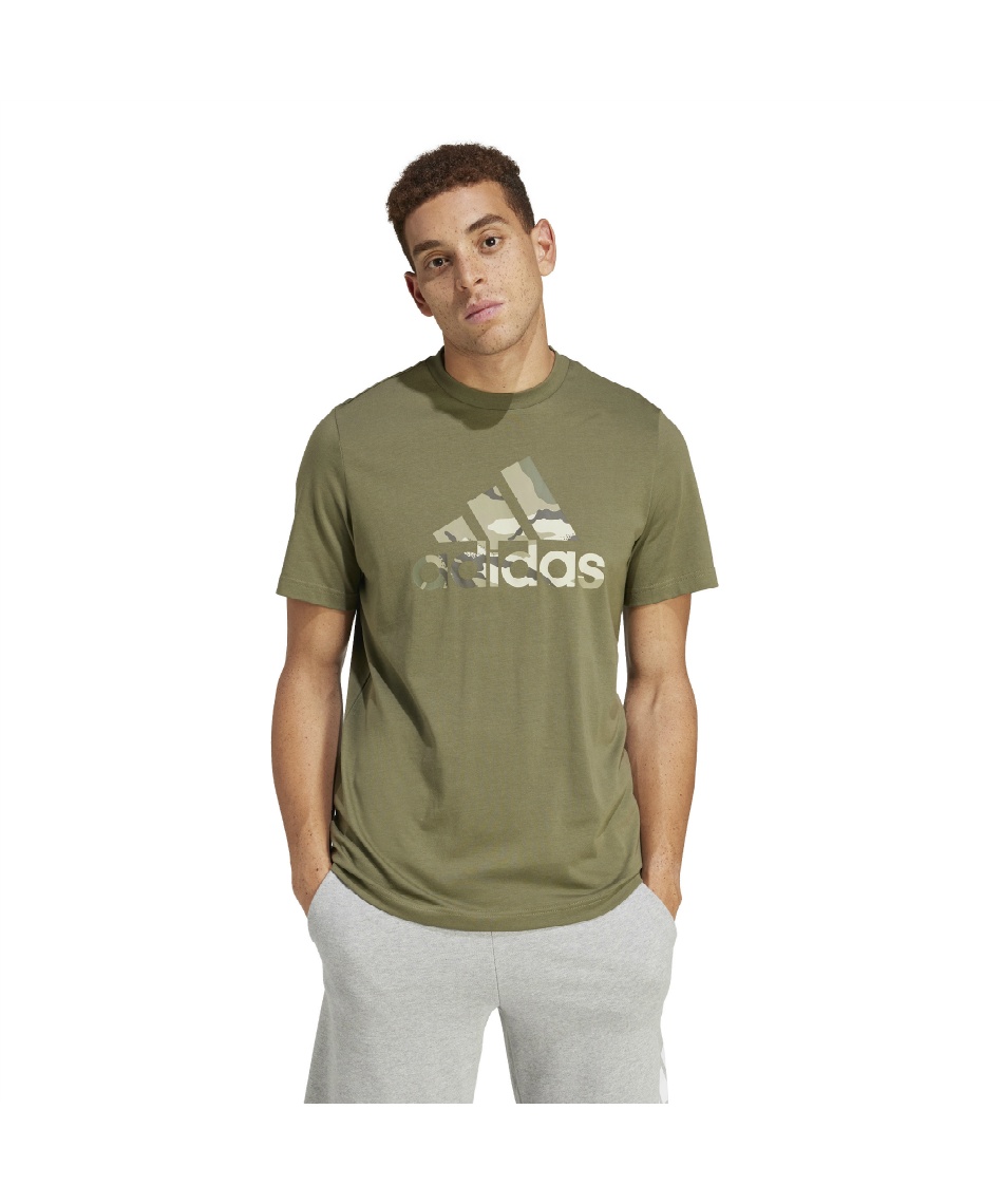 Tシャツ 半袖カモ グラフィック バッジオブスポーツ TシャツIR5830 KNC76 | スポーツ用品ならヒマラヤオンラインストア【公式】