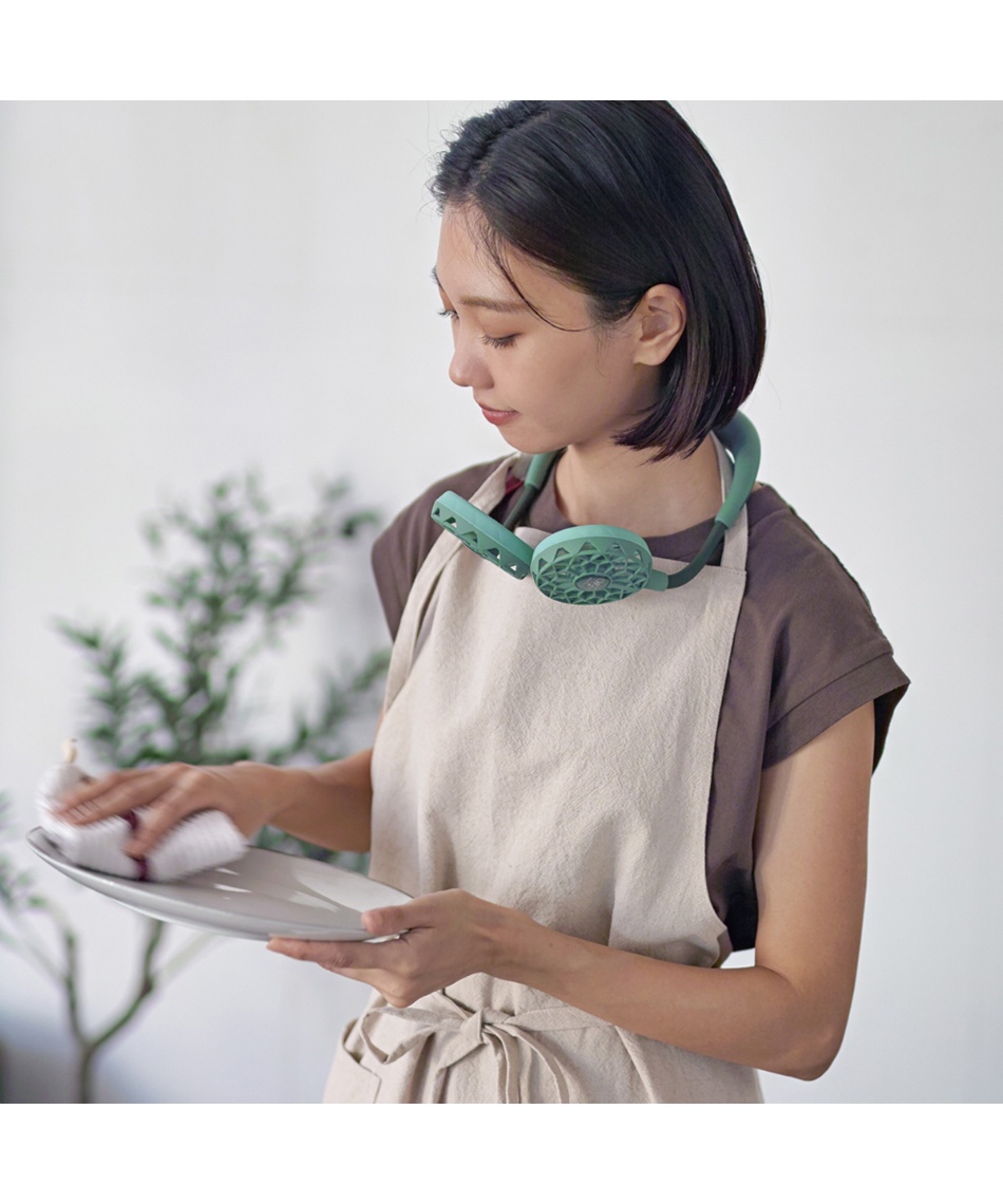 スパイス(SPICE) 涼感アイテム W FAN/YOGA AIR扇風機 ダブルファンハンズフリー ヨガエアー DFYA211KH ...