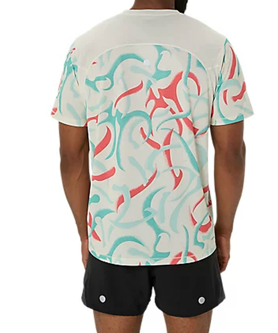 アシックス(asics) ランニングウェア Tシャツ 半袖 ROADランニンググラフィック半袖シャツ 2011D092-200 | スポーツ用 ...