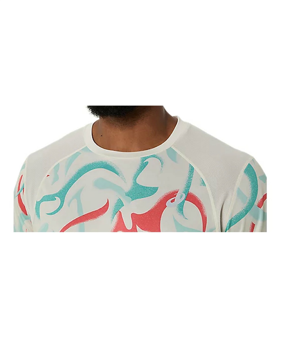 アシックス(asics) ランニングウェア Tシャツ 半袖 ROADランニンググラフィック半袖シャツ 2011D092-200 | スポーツ用 ...
