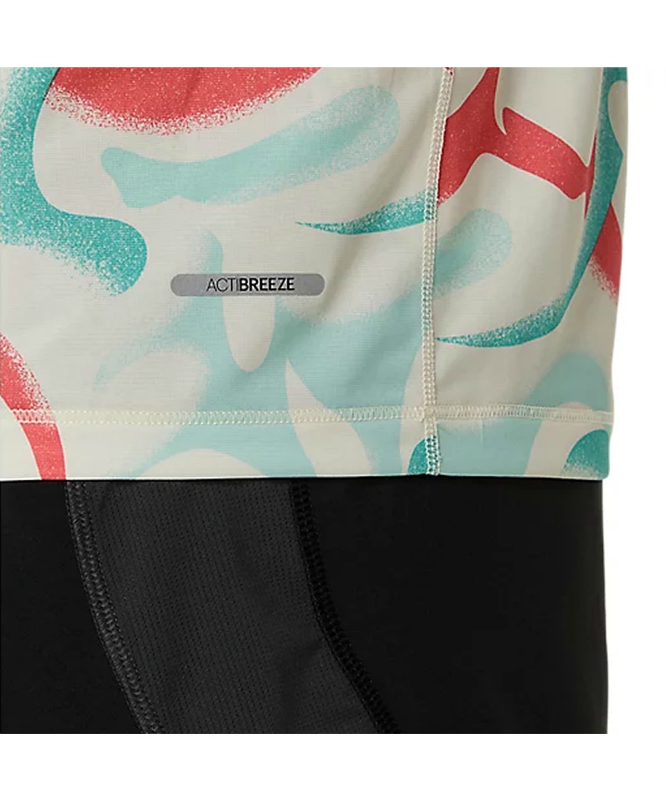アシックス(asics) ランニングウェア Tシャツ 半袖 ROADランニンググラフィック半袖シャツ 2011D092-200 | スポーツ用 ...